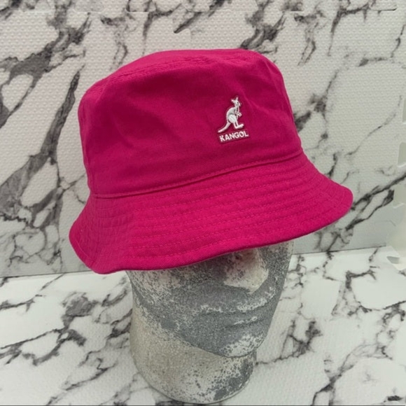 Kangol | Accessories | Mens Kangol Hot Pink Mashed Bucket Hat Nwt ...